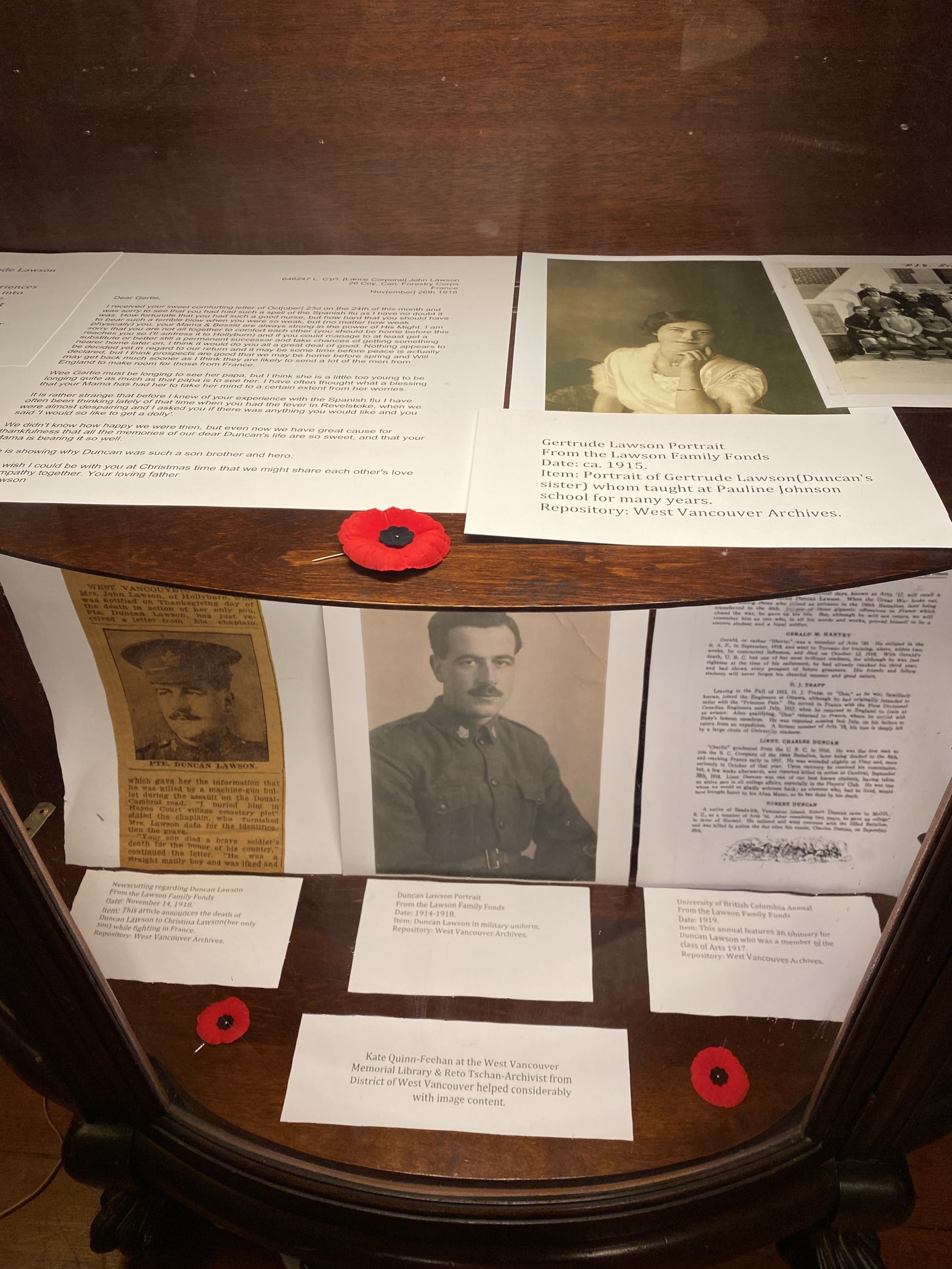 Remembrance: Spotlight on Duncan Lawson (1897-1918) - ROEDDE HOUSE MUSEUM