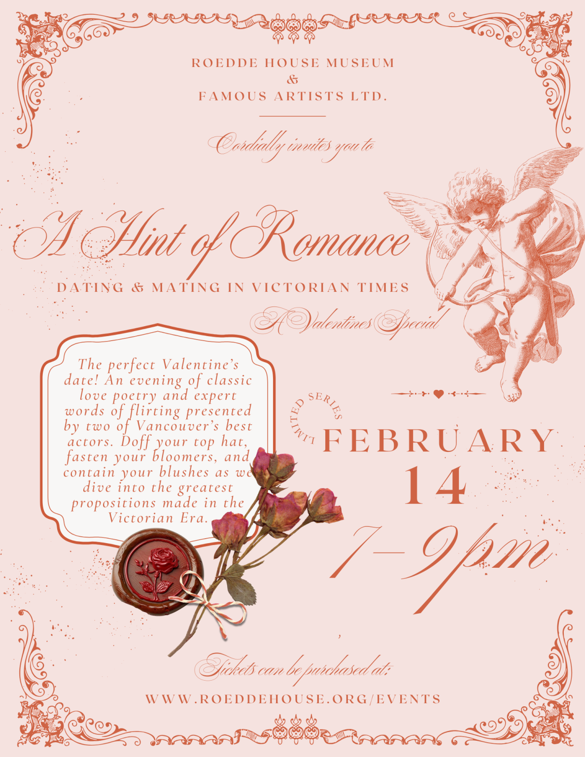A Hint of Romance: Dating & Mating in Victorian Times - ROEDDE HOUSE MUSEUM